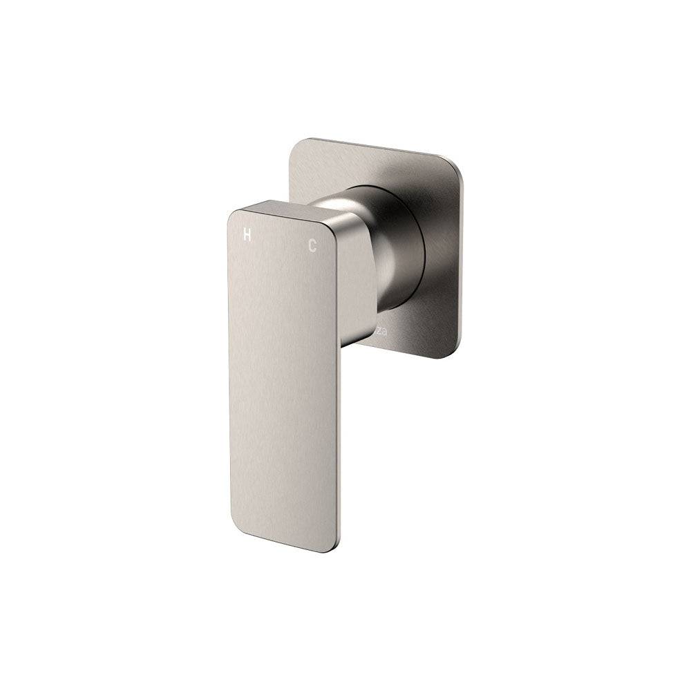 Tono Wall Mixer, Square Plate, Brushed Nickel | QEBS Builders Warehouse