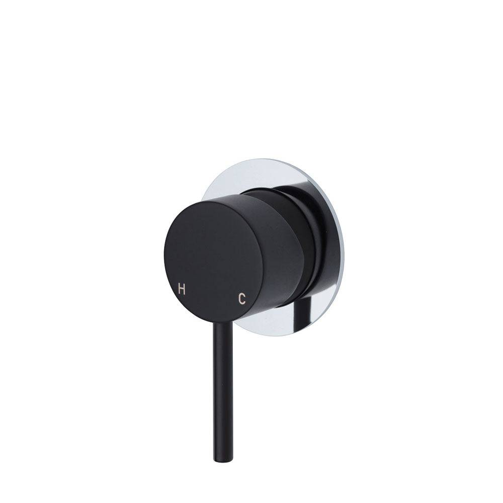 Kaya Wall Mixer, Matte Black / Chrome | QEBS Builders Warehouse