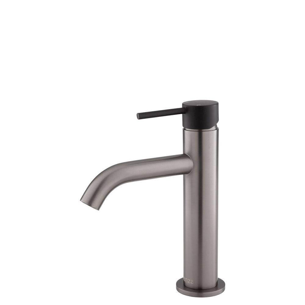 Kaya Basin Mixer, Gun Metal / Matte Black | QEBS Builders Warehouse