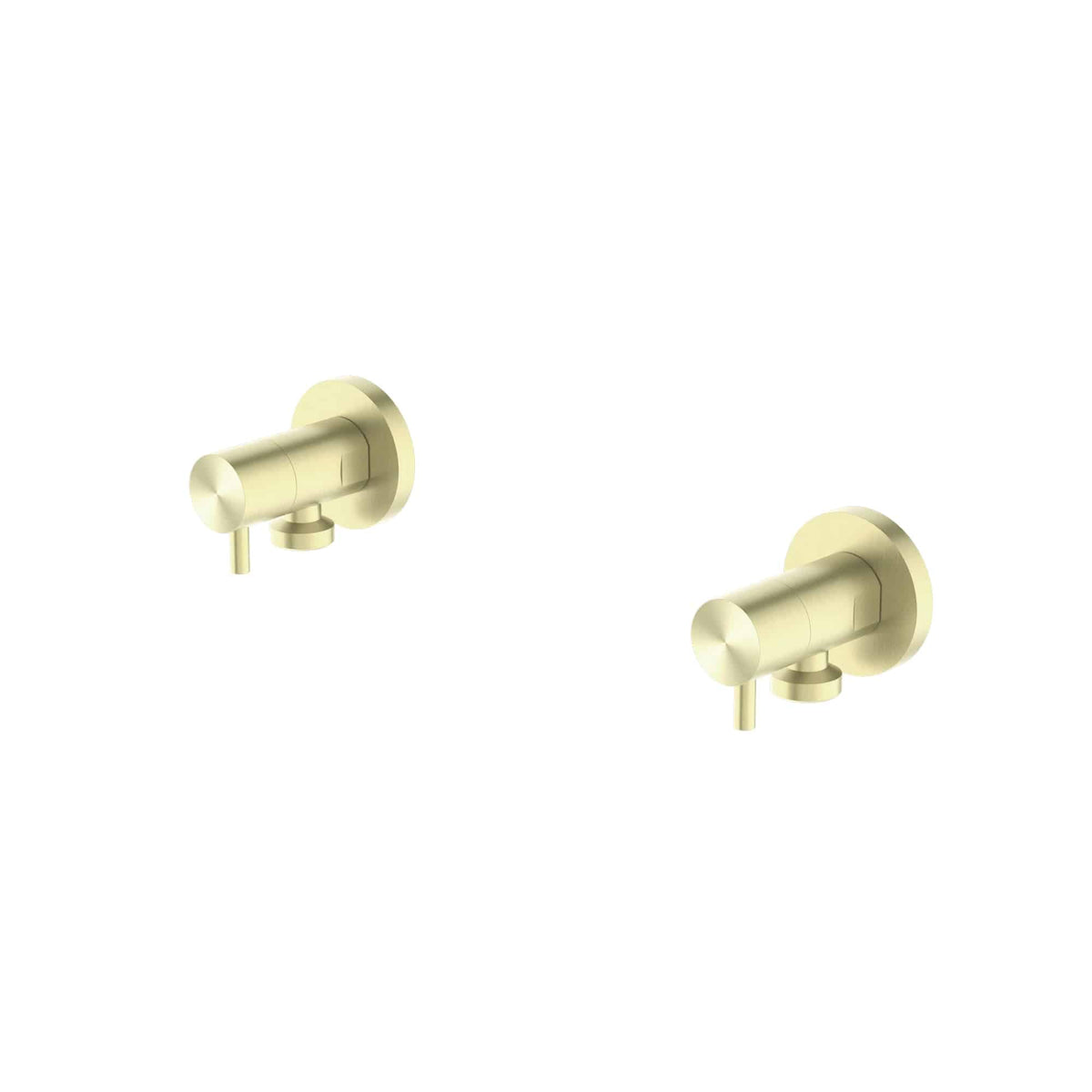 Washing Machine Tap Set, Brushed Gold | QEBS Builders Warehouse