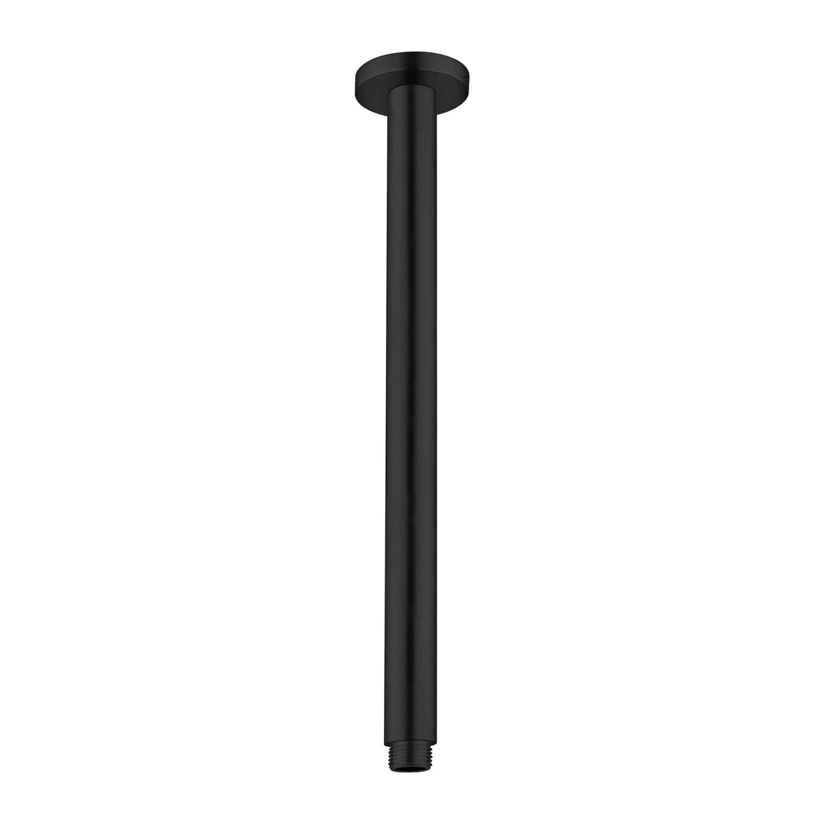 Round Ceiling Arm 300mm Length, Matte Black – QEBS