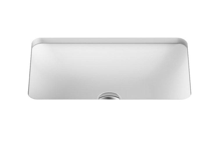 Glory Under-Counter/Inset Basin, Matte White | QEBS Builders Warehouse