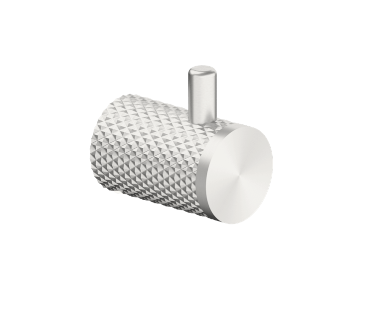 Opal Robe Hook, Brushed Nickel | QEBS Builders Warehouse